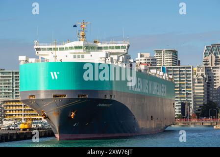 The 56000 Gross Tonne Wallenius Wilhelmsen Pure Car Truck Carrier ship ...