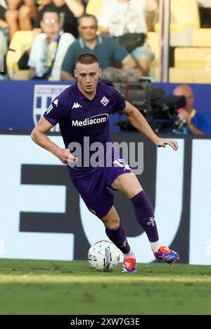Fiorentina's Pietro Comuzzo during the Serie A EniLive soccer match ...