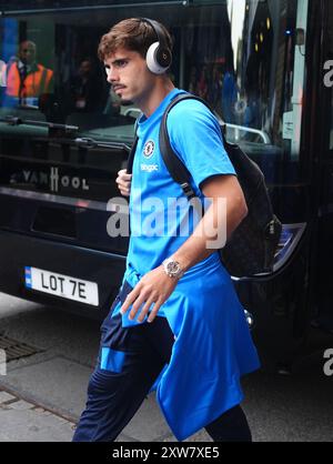 Pedro Neto of Chelsea ahead of the Premier League match Brentford vs ...
