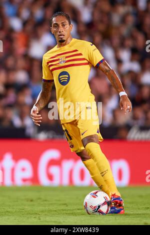 Raphina (FC Barcelona) in action during La Liga football match between ...