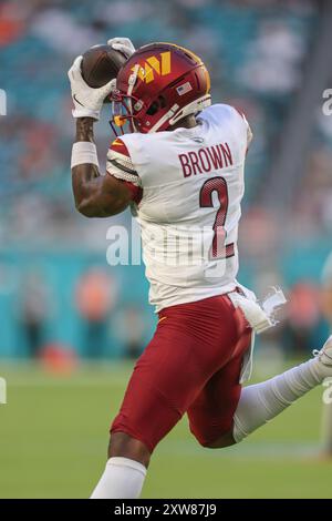 Washington Commanders wide receiver Dyami Brown (2) with the catch ...