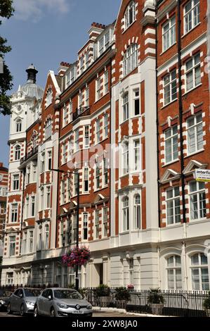 Mansion Block; St John's Wood, London, England, UK. Victorian mansion ...