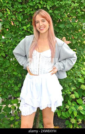 ZDF - Fernsehgarten. Sängerin Felicia Lu Kürbiß während der ZDF ...