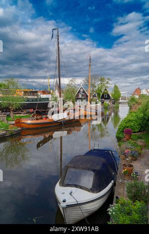 skyline of old town Edam Stock Photo - Alamy