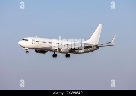 Fly4 Airlines Boeing 737-8K5 (REG: EI-FFD) on finals runway 31 Stock ...