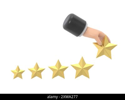 3D Illustration. 3D Rendering , Businessman is holding the world ...