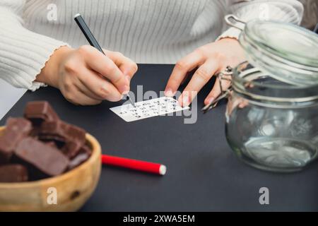 Handmade Christmas countdown advent tasty chocolate candy calendar ...