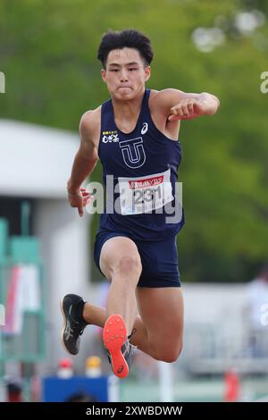 Fuji Hokuroku Men's Triple Jump Final at Mt.Fuji Springs Stadium ...