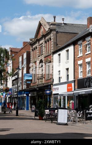 Abbey Street, Nuneaton town centre, Warwickshire, England, UK Stock ...