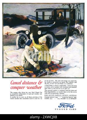 1920s USA Ford Magazine Advert Stock Photo - Alamy