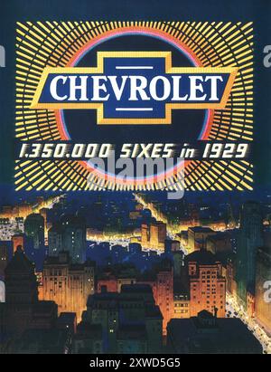 1929 Chevrolet ad Stock Photo - Alamy
