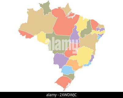 Map pointer with flag of Brazil. Orange abstract map icon. Vector ...