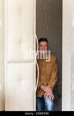 Gareth Devonald Smith, British artist and sculptore in his London ...