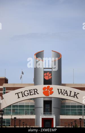 Clemson University, Memorial Stadium's Tiger Walk Stock Photo - Alamy
