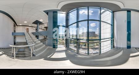 360° view of Pillars of the space city - Alamy