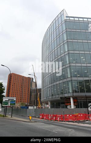 Dutch style roundabout in Sheffield under construction at West Bar ...