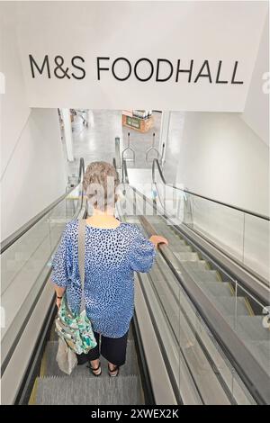 Model released customer shopping in an Asda supermarket aisle, Asda ...
