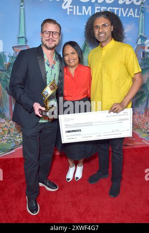 Adam J. Graves, Suchitra Mattai und Gast bei der Preisverleihung vom 20 ...