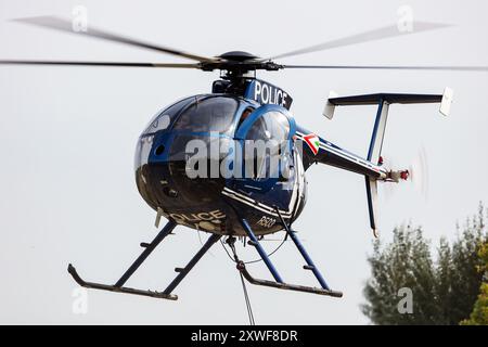 Zamardi, Hungary - September 16, 2020: Hungarian air police MD900 ...