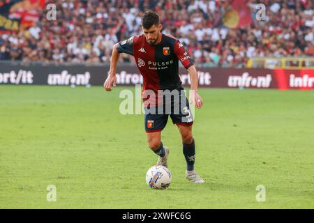 Aaron Martin during Genoa CFC vs Pisa SC, Italian soccer Serie A match ...