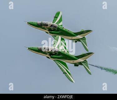 The Saudi Hawks are a BAE Hawk jet plane equipped Royal Saudi Air Force ...