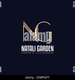 Alphabet letter icon logo Gn or NG design vector Stock Vector Image ...