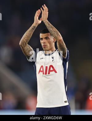 Pedro Porro of Tottenham Hotspur at full time during the Premier League ...