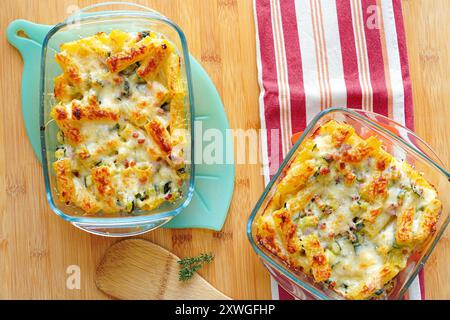 Heat-resistant glass Tupperware, Top view Stock Photo - Alamy