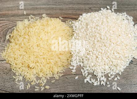 common rice (Oryza sativa), different types of rice Stock Photo - Alamy