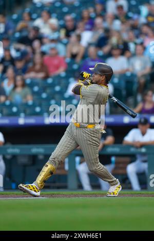 San Diego Padres' Luis Arraez during a baseball game against the San ...