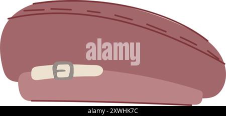 wool beret hat military cartoon vector illustration Stock Vector Image ...