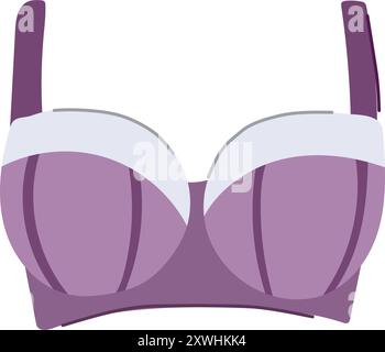 pushup bra modern cartoon vector illustration Stock Vector Image & Art ...