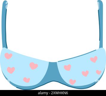 pushup bra modern cartoon vector illustration Stock Vector Image & Art ...