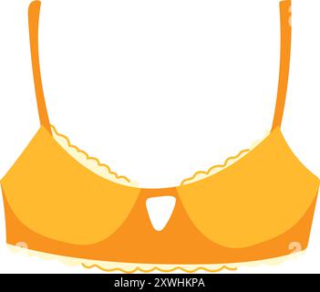 pushup bra modern cartoon vector illustration Stock Vector Image & Art ...