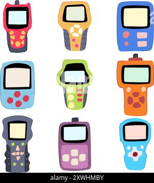 system car diagnostic scanner cartoon vector illustration Stock Vector ...