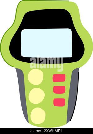 system car diagnostic scanner cartoon vector illustration Stock Vector ...