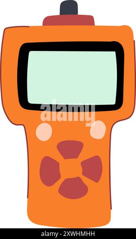 system car diagnostic scanner cartoon vector illustration Stock Vector ...