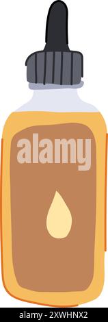 rejuvenating massage oil cartoon vector illustration Stock Vector Image ...