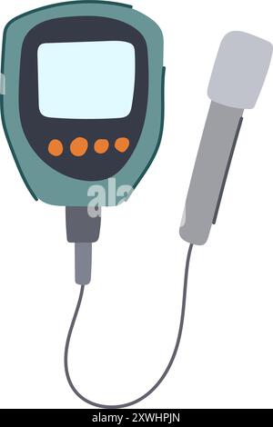 alkalinity ph meter cartoon vector illustration Stock Vector Image ...