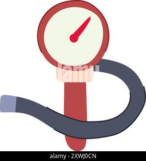 capacity spirometer cartoon vector illustration Stock Vector Image ...