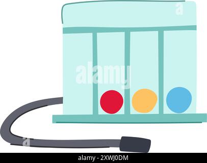 volume spirometer cartoon vector illustration Stock Vector Image & Art ...