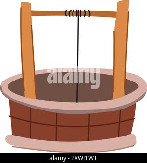 filtration well water cartoon vector illustration Stock Vector Image ...