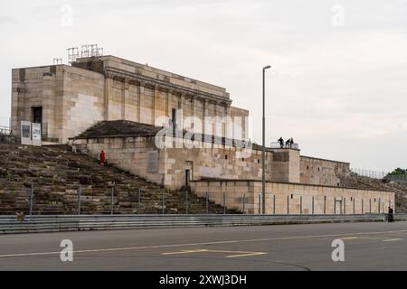 The Nazi party rally grounds, The Zeppelinfield Grandstand ...