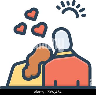 Icon for i love you, duet Stock Vector Image & Art - Alamy