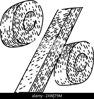 calculation percentage sign sketch hand drawn vector Stock Vector Image & Art - Alamy