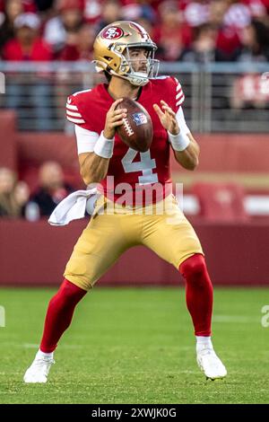 San Francisco 49ers quarterback Tanner Mordecai (14) passes during NFL ...