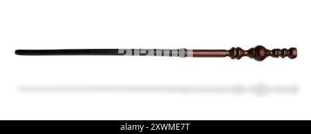 Magic wand in air on white background Stock Photo - Alamy