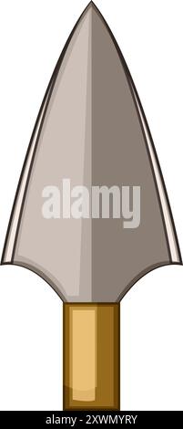 stone arrowhead cartoon vector illustration Stock Vector Image & Art ...