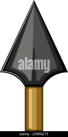 prehistoric arrowhead cartoon vector illustration Stock Vector Image ...