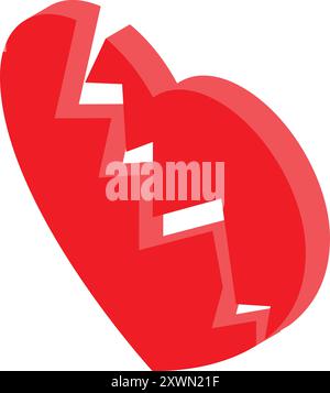 Broken Heart Syndrome vector illustration word cloud isolated on white background Stock Vector ...